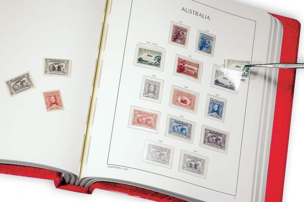 Australia Pre Decimal Album 1913-1965 (includes binder & slipcase ...