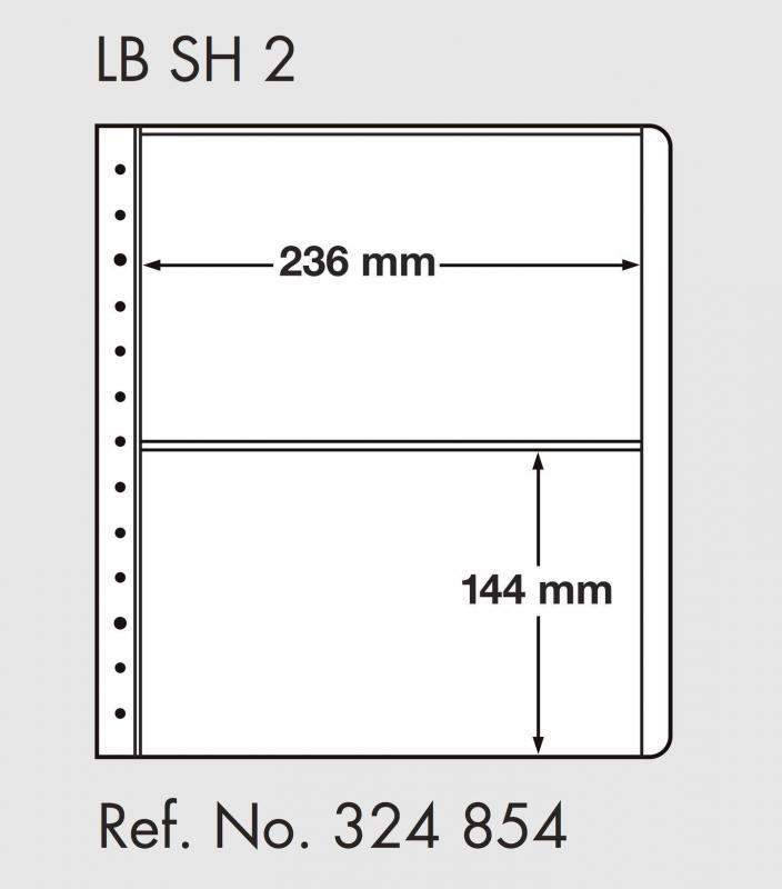 LIGHTHOUSE LB-Blank sheets, 2-way division, 236x144mm (pack of 10 ...