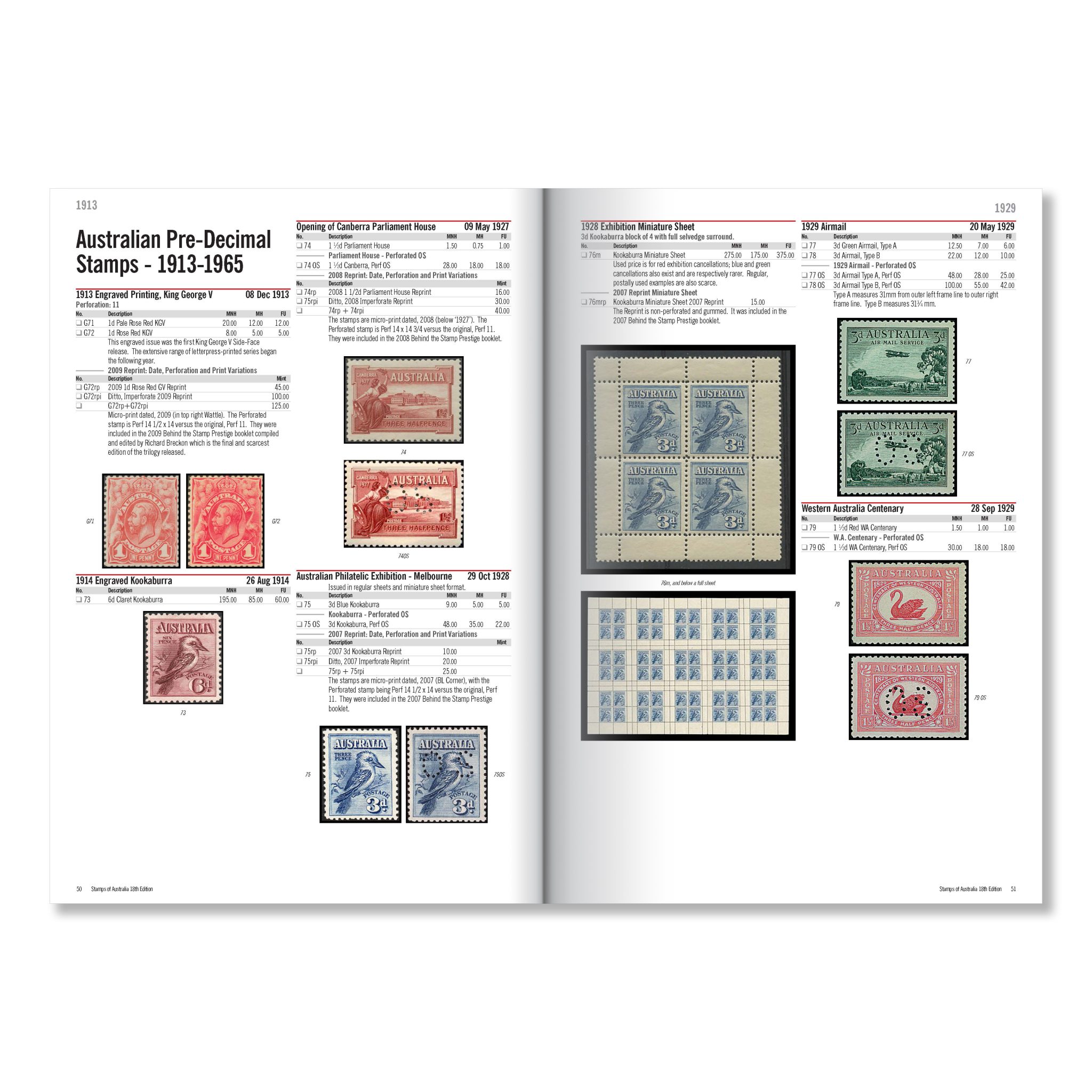 Renniks Stamps of Australia 18th Edition (Fully revised)