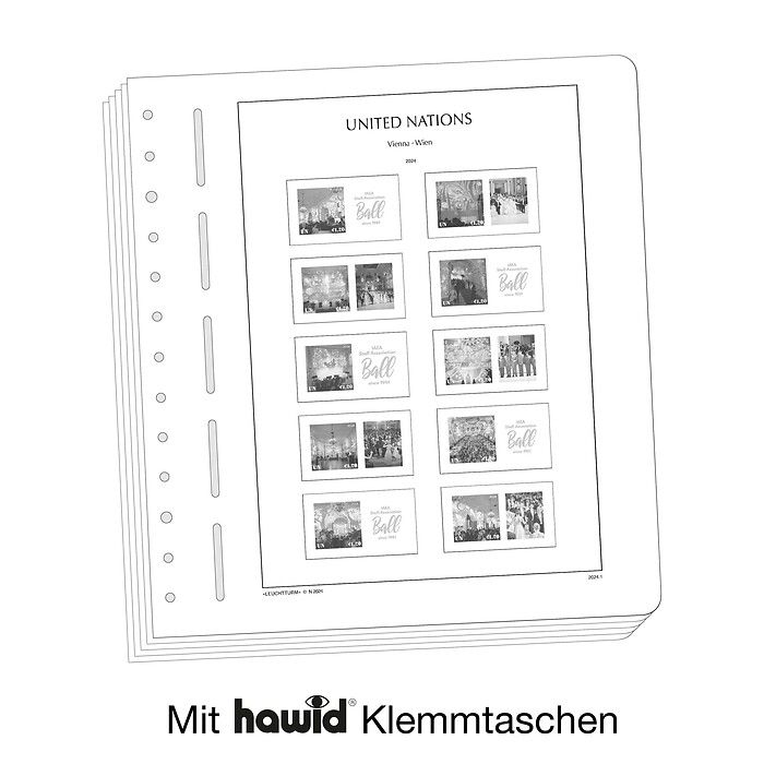 LIGHTHOUSE SF Illustrated album pages UNO Vienna 2020-2022 | Renniks